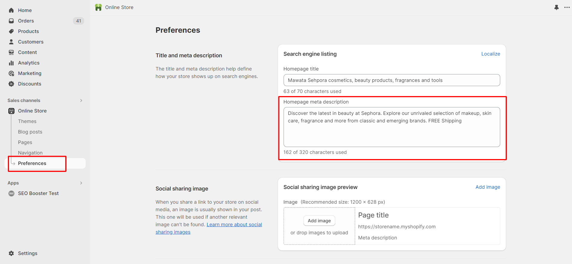 Complete guide to Meta Descriptions on Shopify | tips